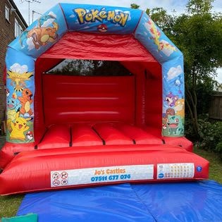 Red Pokemon Castle - Hire in colchester | joscastles